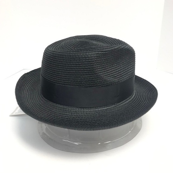 Steven Land | Accessories | Mens Steven Land Black Fedora Hat Park Ave ...